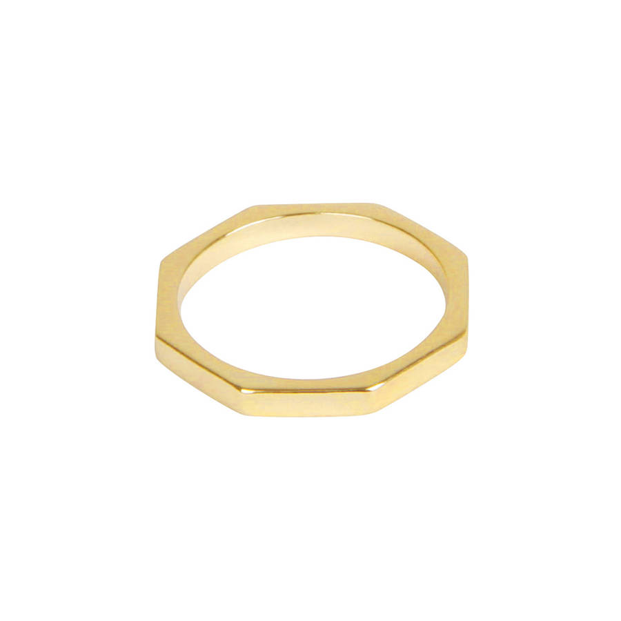 Octagon Bolt Ring